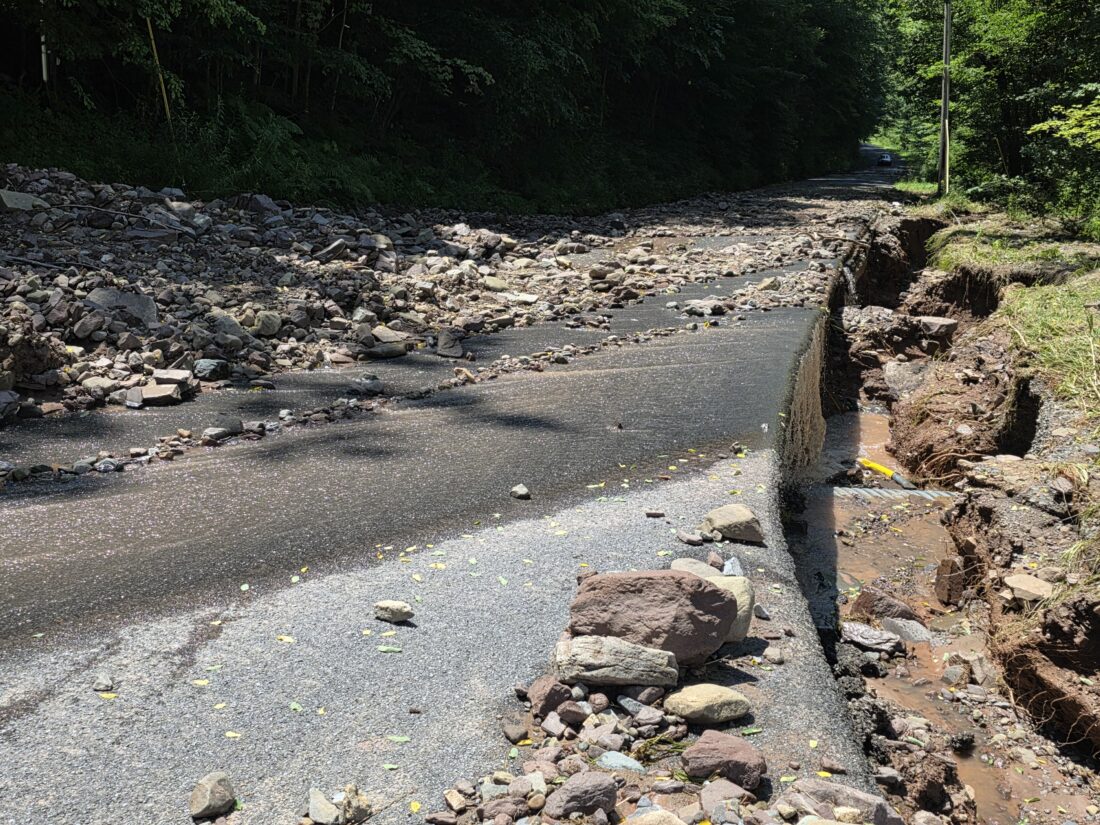Heavy rains bring flooding throughout Sullivan, eastern Lycoming ...